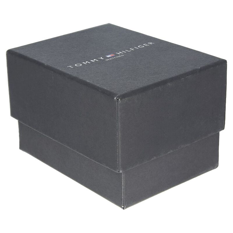 Buy Online Tommy Hilfiger Quartz Multifunction Silver Dial Leather ...