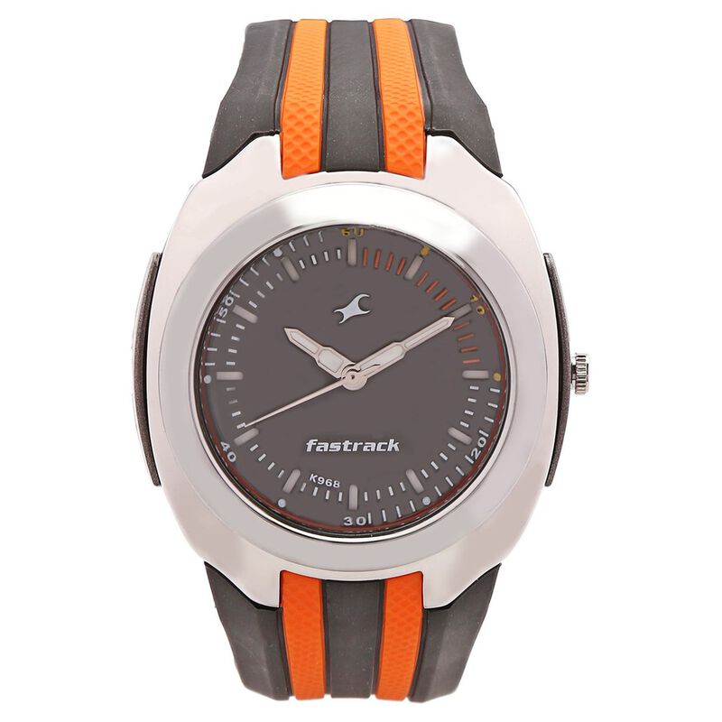 Buy Online Fastrack Quartz Analog Black Dial Plastic Strap Watch for ...