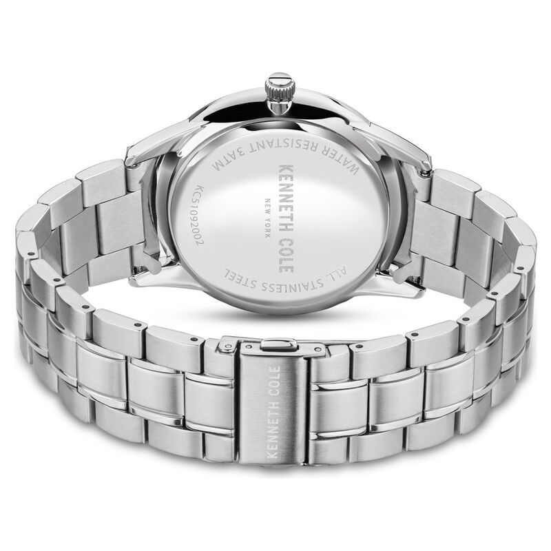 Buy Online Kenneth Cole Blue Dial Stainless Steel Strap Watch For Men ...