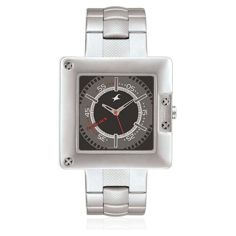Buy Online Fastrack Quartz Analog Grey Dial Stainless Steel Strap Watch ...
