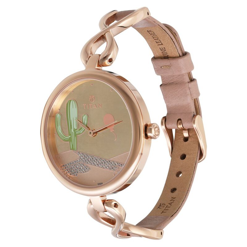 Buy Online Titan Valentine Multicoloured Dial Analog Metal Strap watch ...