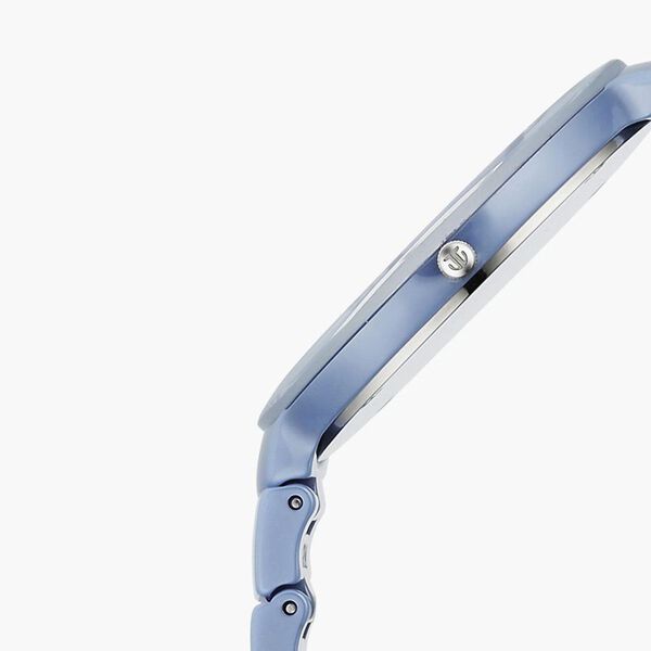 Buy Online Titan Edge Squircle Quartz Analog Blue Dial Blue Ceramic ...