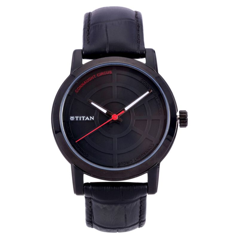 Buy Online Titan Quartz Analog Black Dial Watch for Men - 9365nl01 | Titan