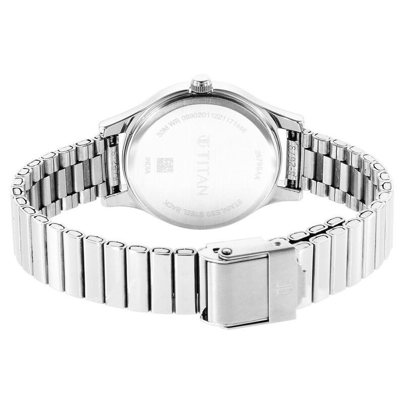 Buy Online Titan Karishma Blue Dial Metal Strap Watch for Women ...