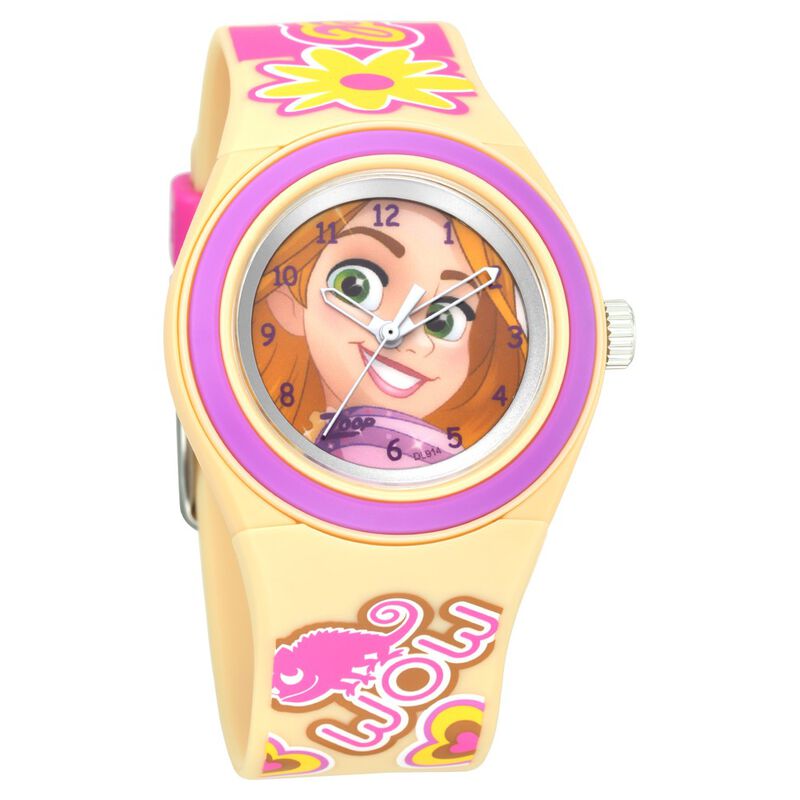 Buy Online Zoop Disney Rapunzel Analog Watch with Yellow Dial ...