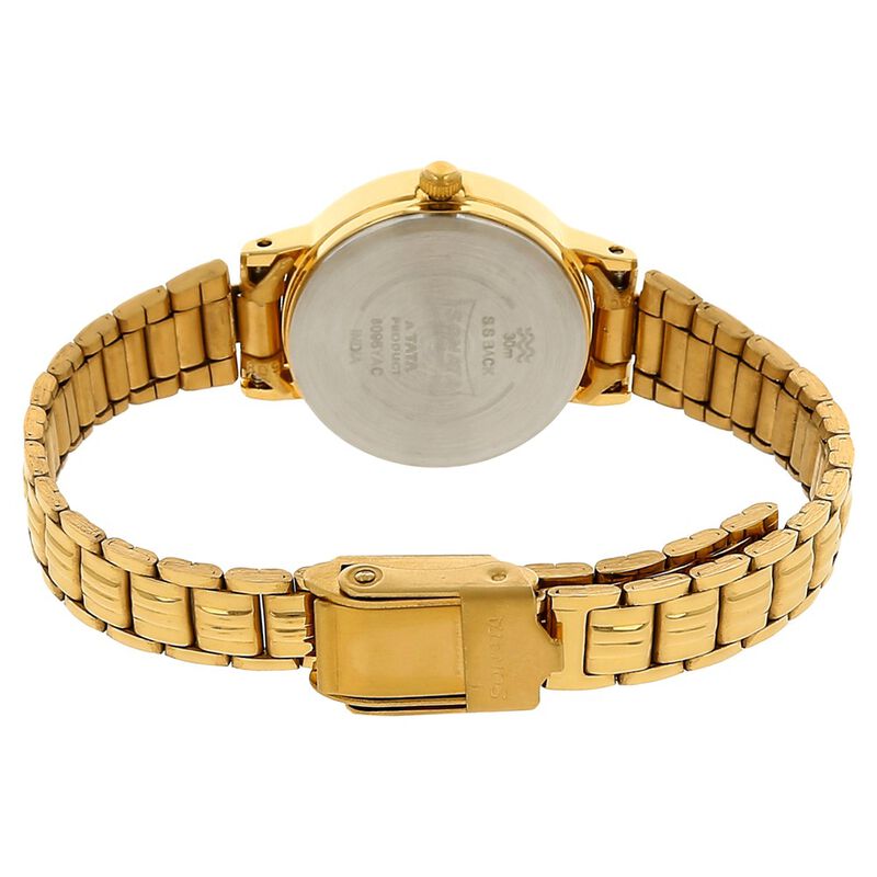 Buy Online Sonata Quartz Analog White Dial Stainless Steel Strap Watch ...