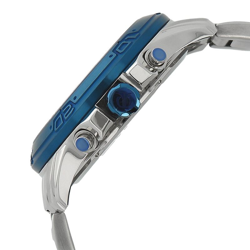 Buy Online Titan Octane Blue Dial Chrono Stainless Steel Strap watch ...