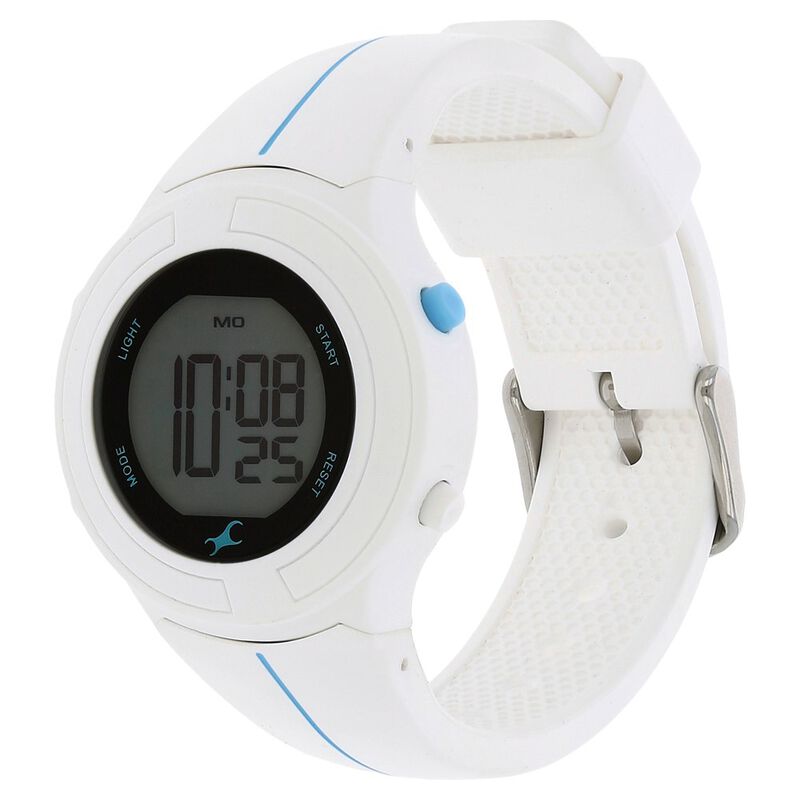 Buy Online Fastrack Digital Black Dial Silicone Strap Watch for Girls ...