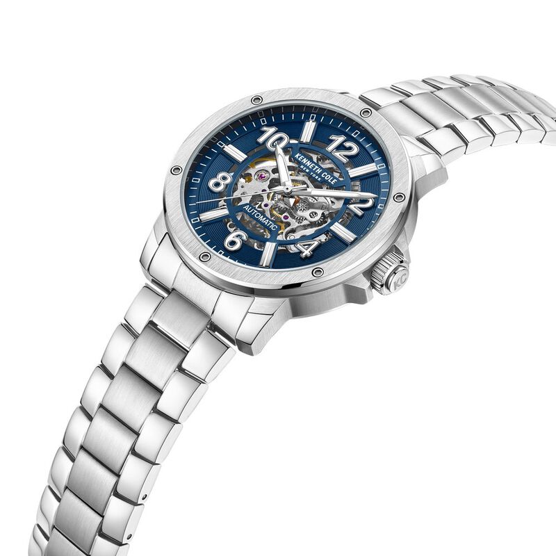 Buy Online Kenneth Cole Blue Dial Automatic Watch for Men ...