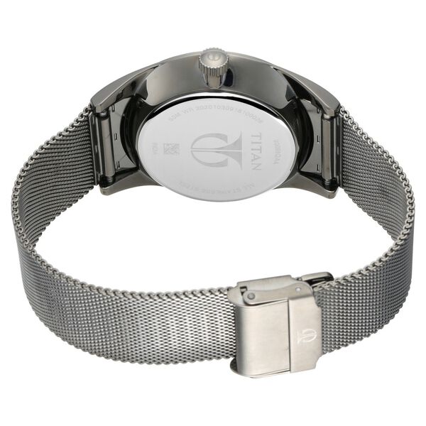 Buy Online Titan Quartz Multifunction White Dial Stainless Steel Strap ...