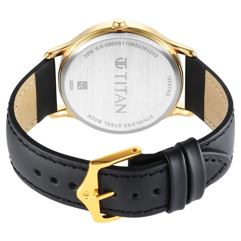 Buy Online Titan Karishma Radiance Black Dial Analog Leather Strap ...