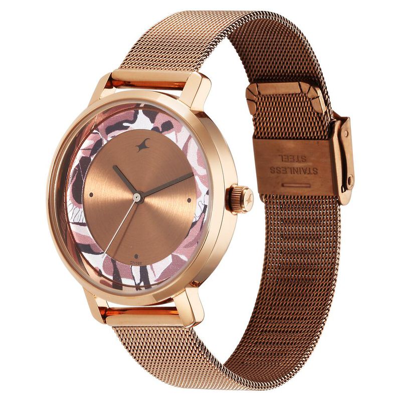 Buy Online Fastrack Urban Camo Brown Dial Watch for Girls - ns6287wm01 ...