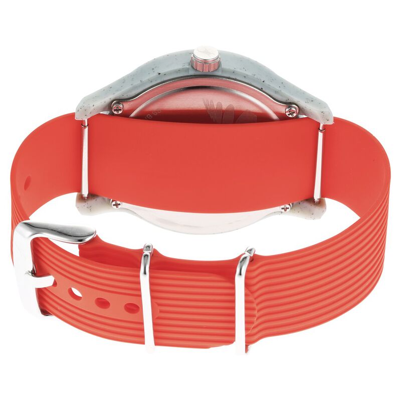 Buy Online Fastrack Urban Bounce Quartz Analog Red Dial Silicone Strap ...