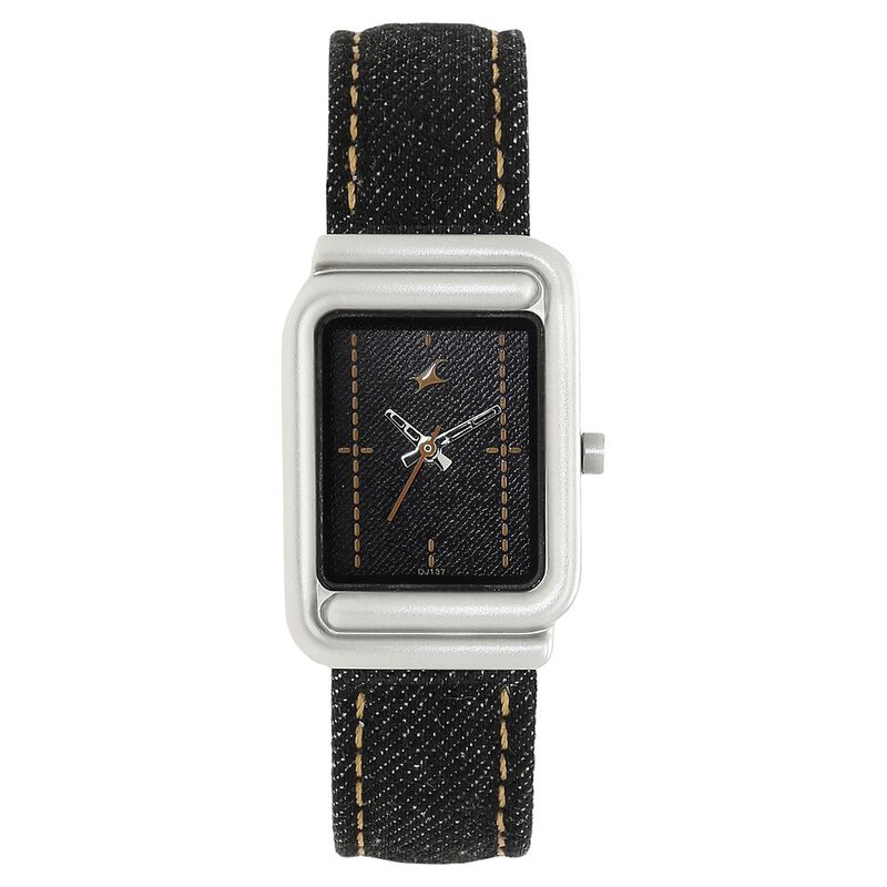 Buy Online Fastrack Denim Quartz Analog Blue Dial Denim Strap Watch for ...