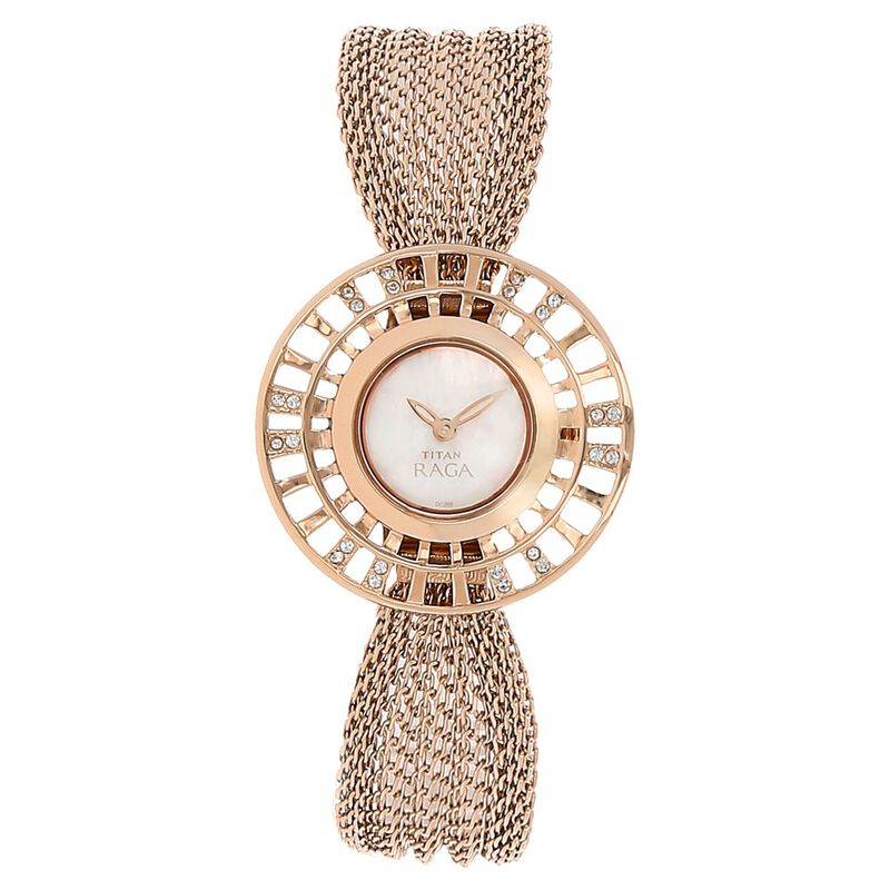 Buy Online Titan Raga World Cities Mother of Pearl Dial Analog Metal ...