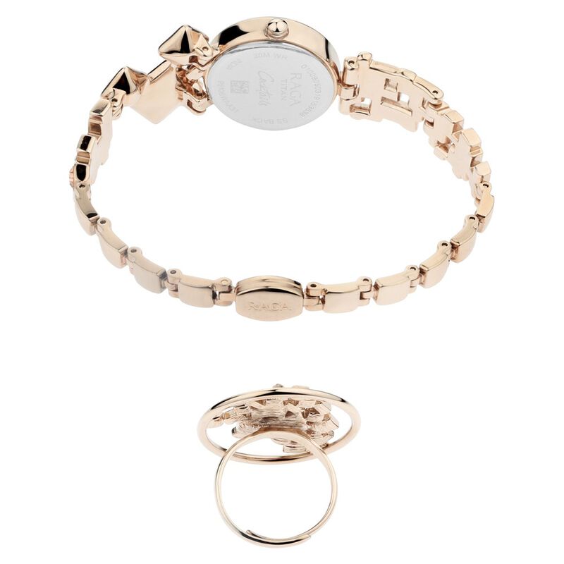 Buy Online Titan Raga Cocktails Mother of Pearl Dial Women Watch With ...