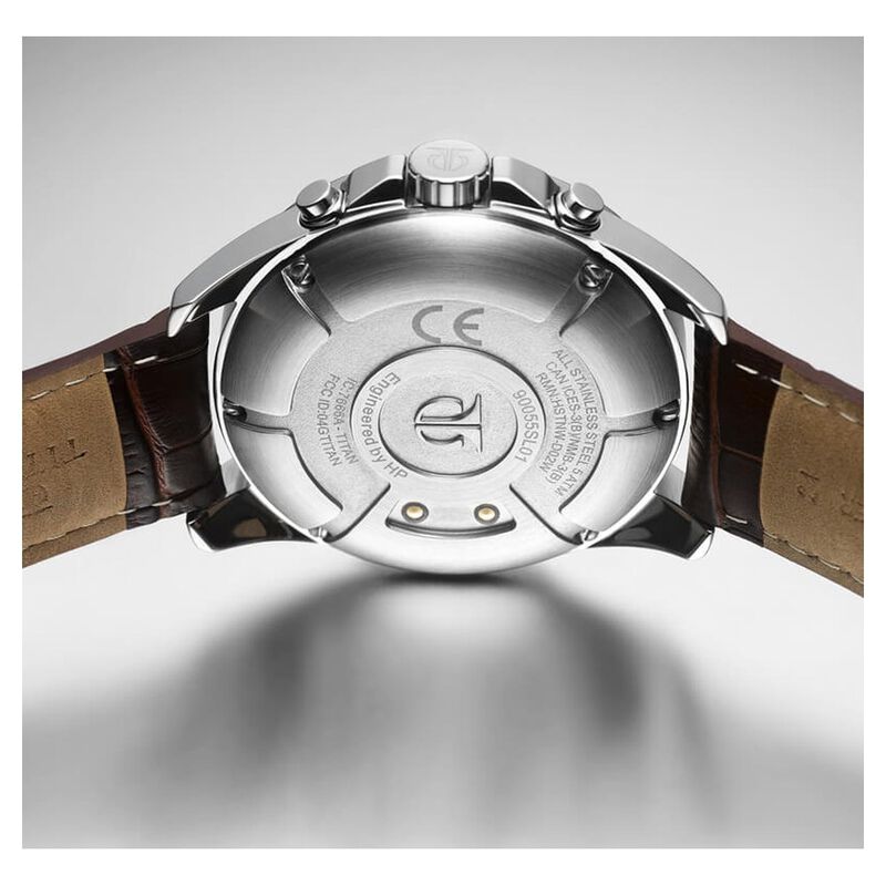 Buy Online Titan JUXT Black Dial Ana Digi Leather Strap watch for Men ...