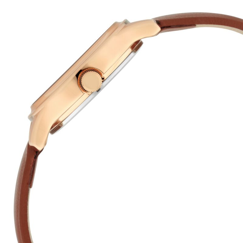 Buy Online Titan Quartz Analog Silver Dial Leather Strap Watch for ...