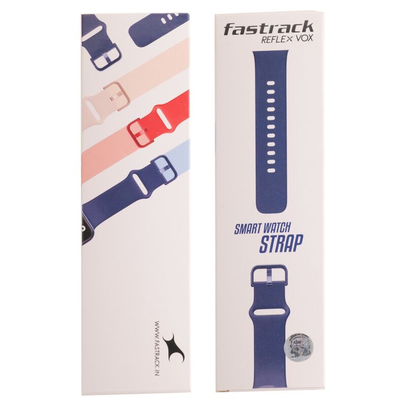 Buy Online Fastrack 24 mm Black Silicone Strap for Guys - ndpp38072ap01 ...