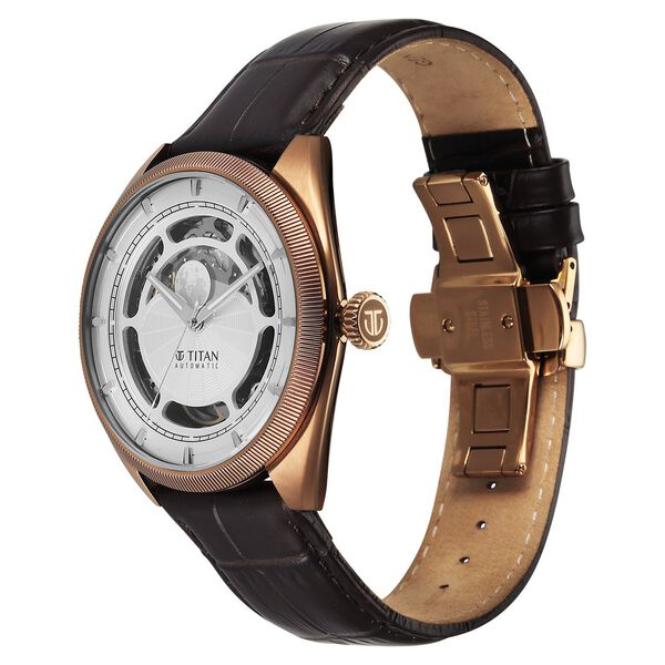 Buy Online Titan Stellar Cupola Automatic Analog with Sun Moon Phase ...
