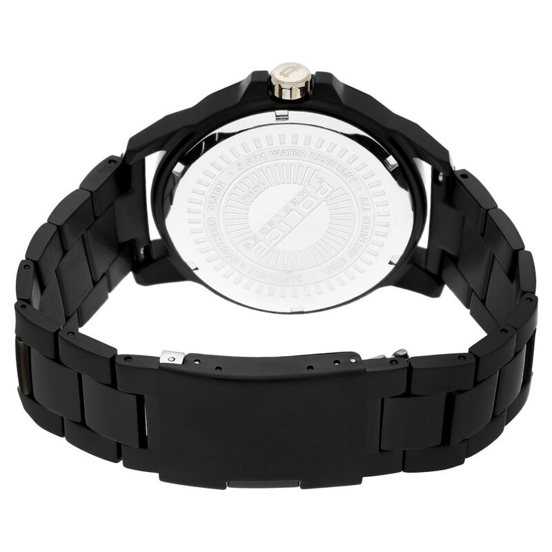 Buy Online Police Quartz Analog with Date Black Dial Metal Strap Watch ...