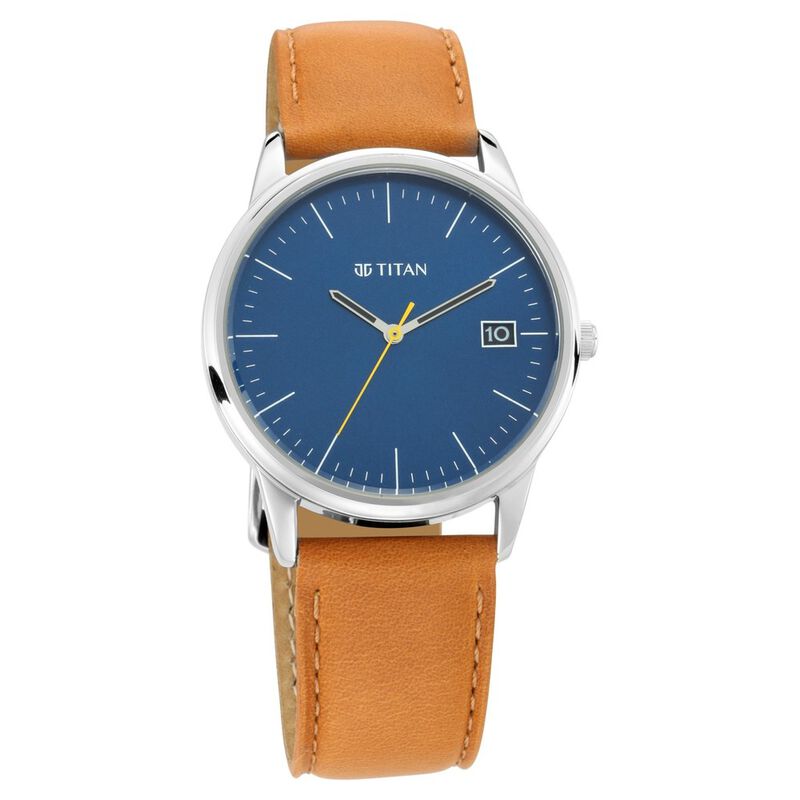 Buy Online Titan Neo Blue Dial Analog with Date Watch for Men ...