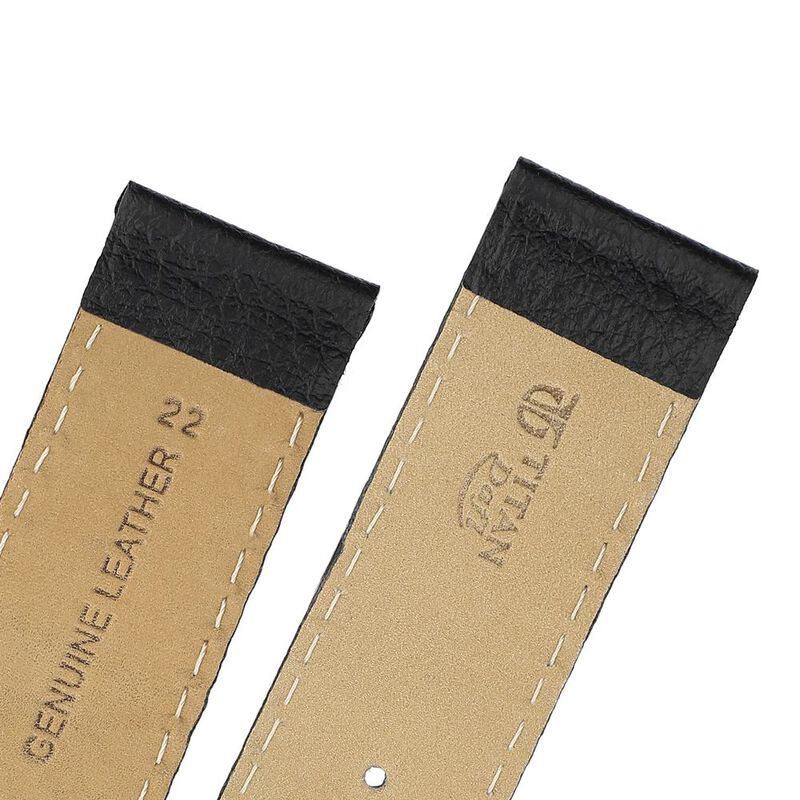 Buy Online 22 mm Black Genuine Leather Straps for Men - nf1910275022s ...