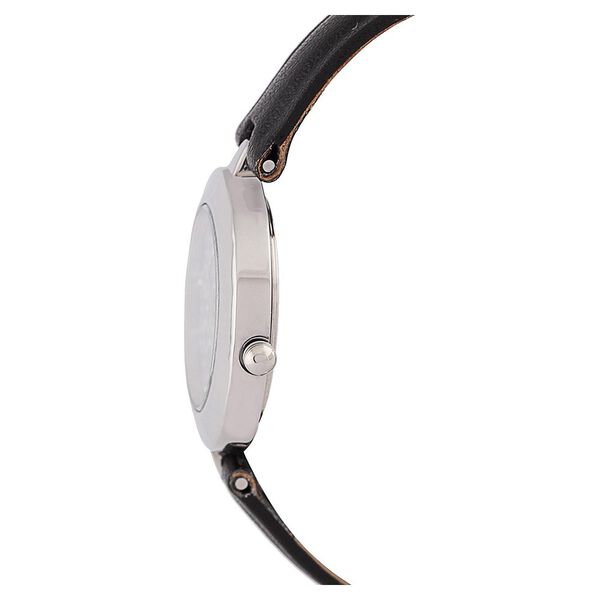 Buy Online Titan Quartz Analog Black Dial Leather Strap Watch for Women ...