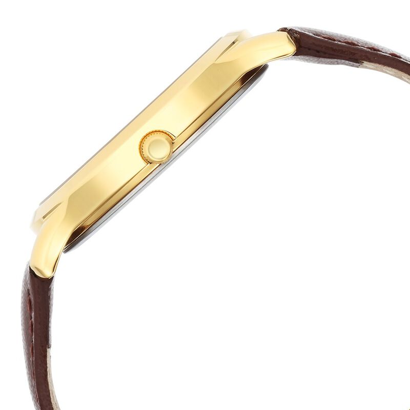 Buy Online Titan Karishma Radiance Brown Dial Analog Leather Strap ...