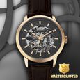 Buy Online Titan Phoenix Skeletal Automatic Analog with Gun Dial Black ...