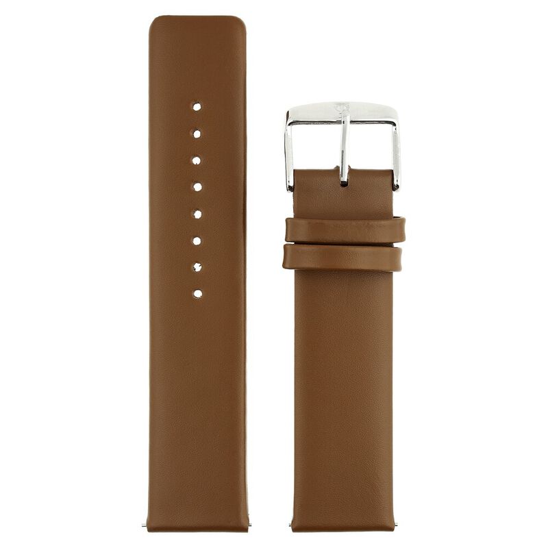 Buy Online 22 mm Brown Genuine Leather Strap for Men - nf109067022sq ...