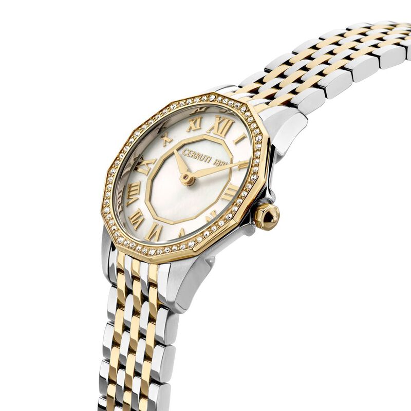 Buy Online Cerruti 1881 Quartz Analog Mother of Pearl Dial Stainless ...