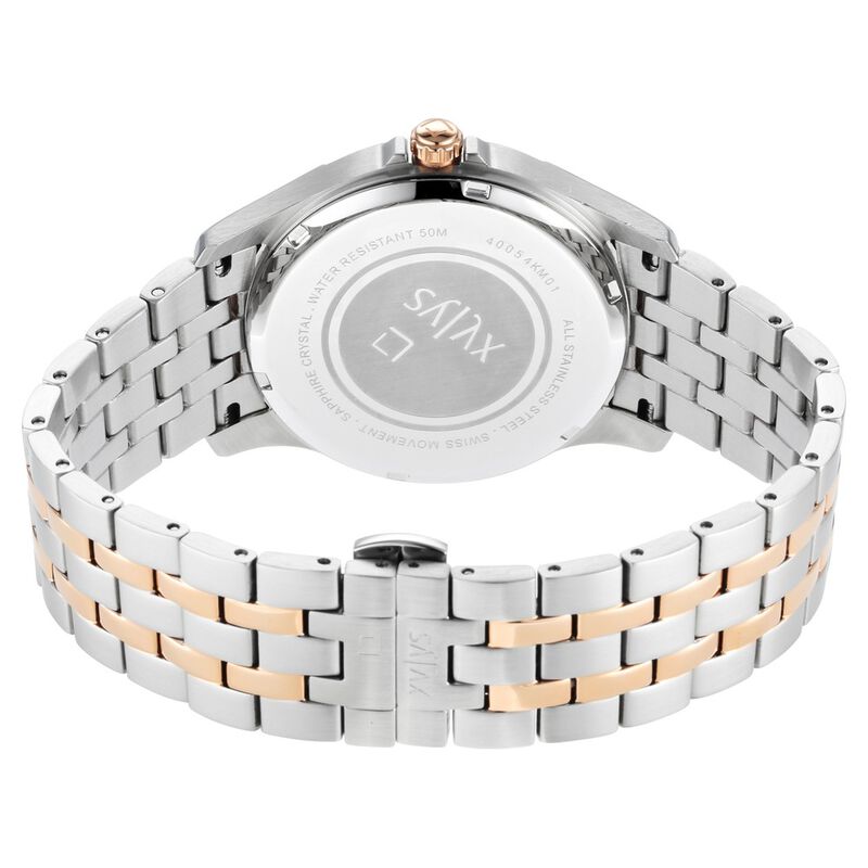 Buy Online Xylys Quartz Multifunction Grey Dial Stainless Steel Strap ...