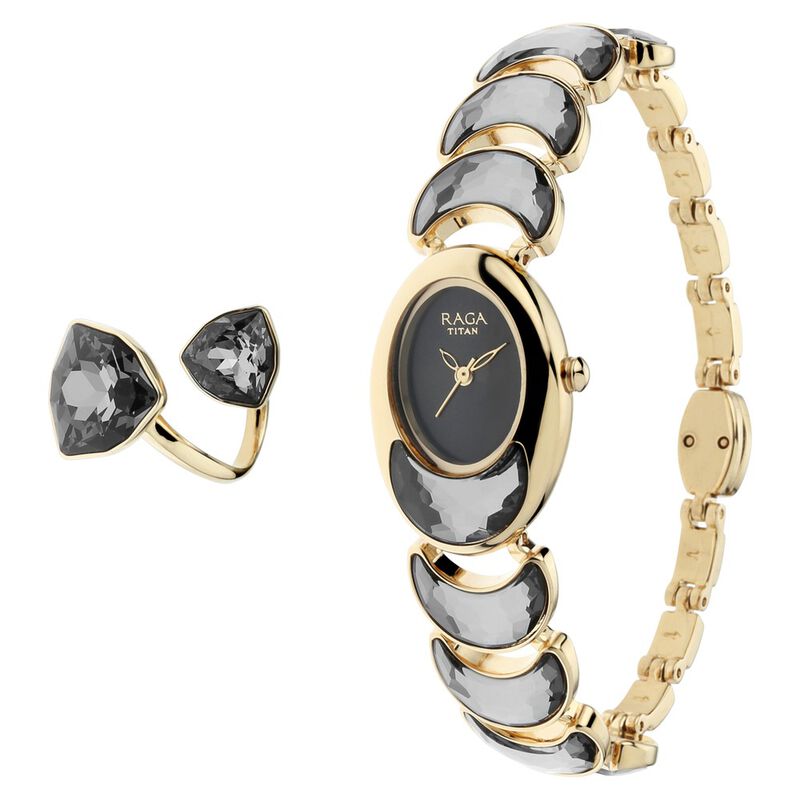 Buy Online Titan Raga Cocktails Multicoloured Dial Analog Metal Strap ...