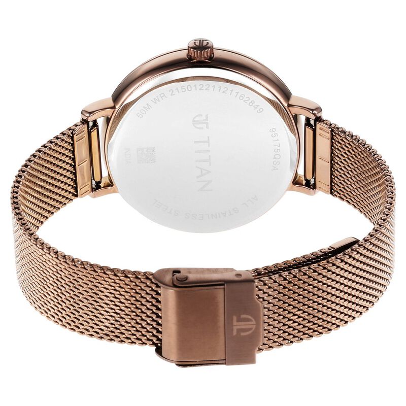 Buy Online Titan Purple Valentines Day Collection Multicoloured Dial ...