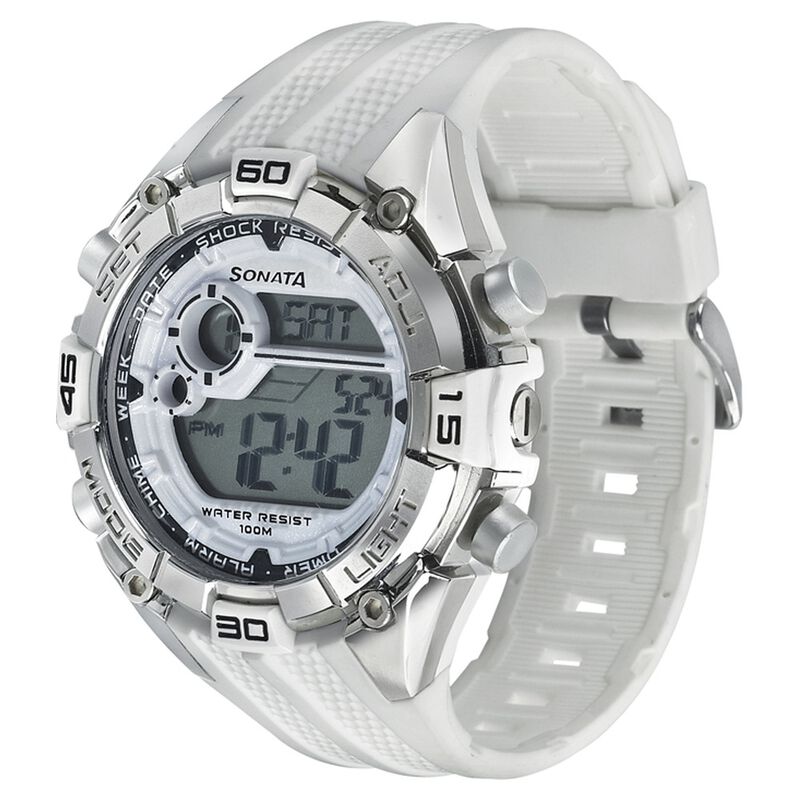 Buy Online SF Digital Dial Plastic Strap Watch for Men - ng77026pp02j ...