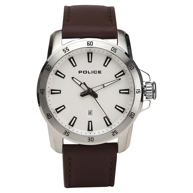 Buy Online Police Analog Silver Dial Watch for Men - ndpl15526js04w | Titan