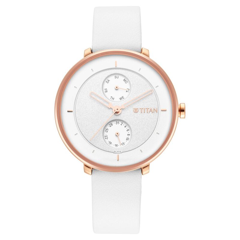 Buy Online Titan Pastel Dreams Quartz Analog Leather Strap Watch for ...