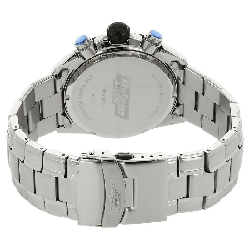 Buy Online Titan Quartz Chronograph Black Dial Watch for Men ...
