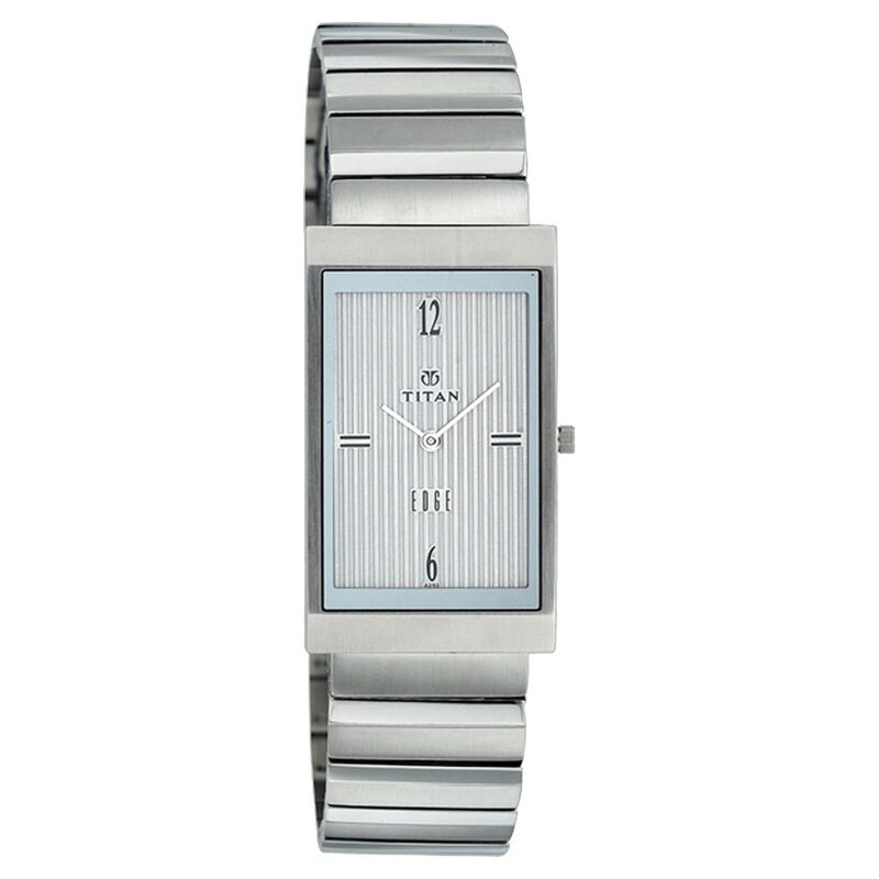 Buy Online Titan Quartz Analog Silver Dial Watch for Men - nc1479sm02 ...
