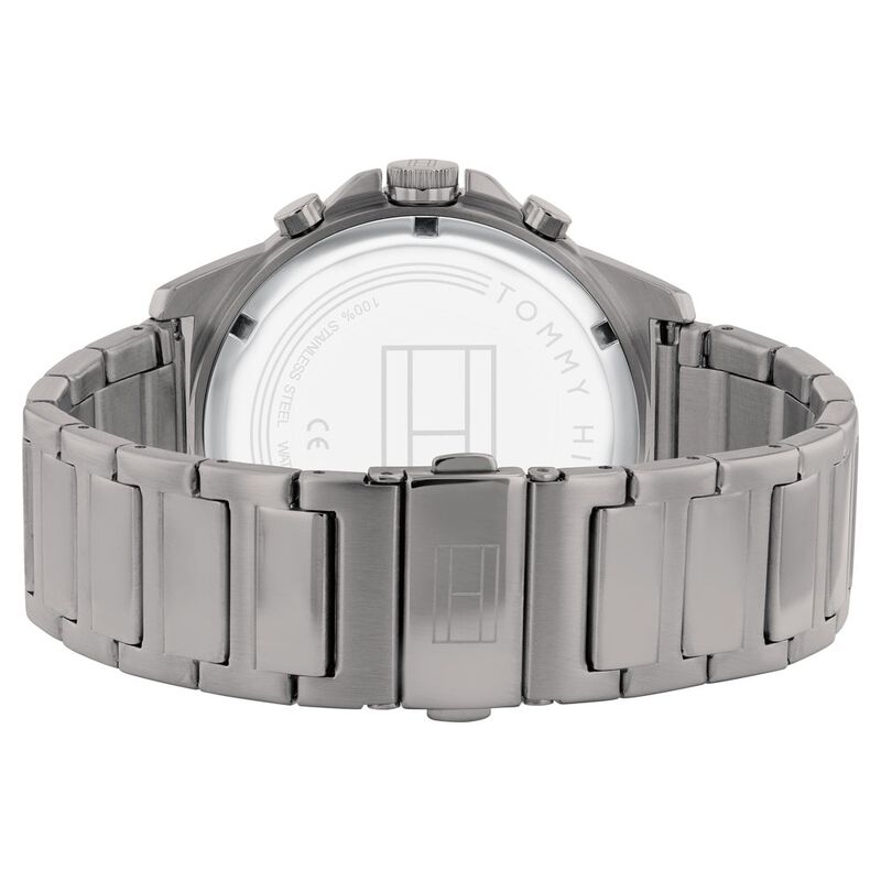 Buy Online Tommy Hilfiger Quartz Multifunction Grey Dial Stainless ...