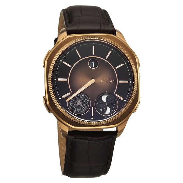 Buy Online Titan Stellar Zodiac Analog with Dual Moonphase and Jumping ...