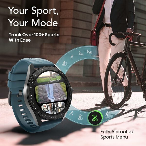 Buy Online Titan Crest 2.0 With 3.63 CM AMOLED Display With Functional Crown,SingleSync BT ...