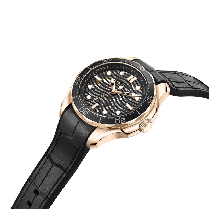 Buy Online Kenneth Cole Black Dial Automatic Watch for Men ...