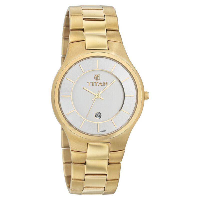 Buy Online Titan Quartz Analog with Date White Dial Watch for Men ...
