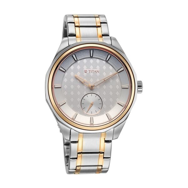 Buy Online Titan Regalia Opulent Offset Second Hand White Dial Rose ...