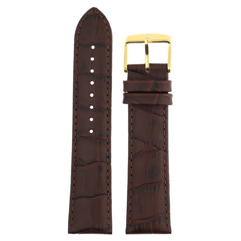 Buy Online 22 mm Brown Genuine Leather Straps for Men - nf1610171022g/p ...