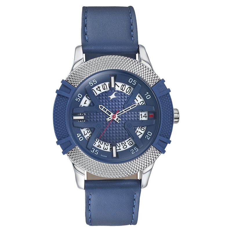 Buy Online Fastrack Dial It Up Quartz Analog with Date Blue Dial ...