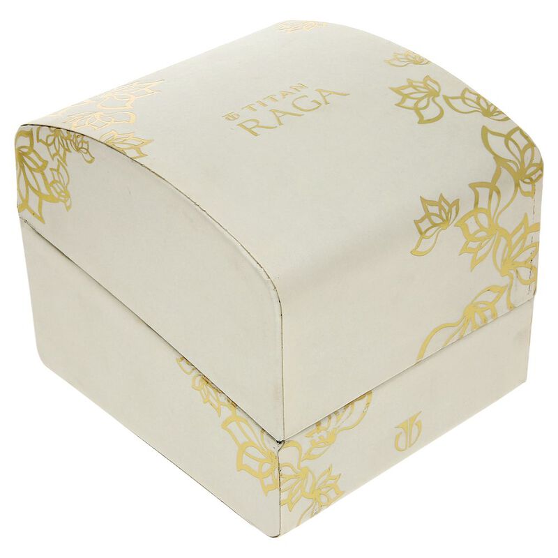 Buy Online Titan Raga Garden of Eden Champagne Dial Analog Stainless ...