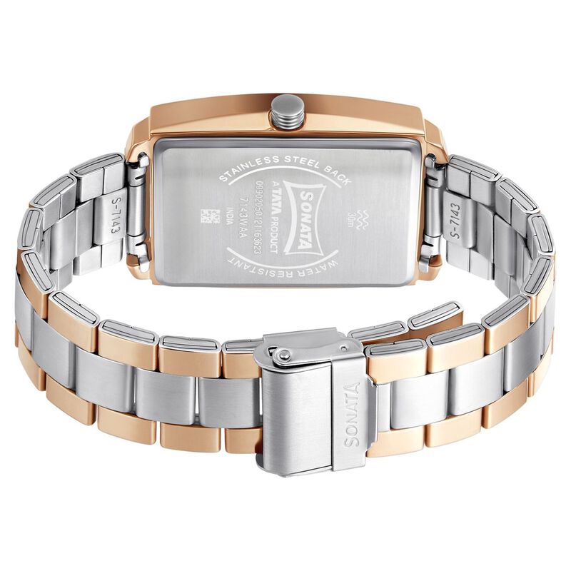 Buy Online Sonata Quartz Analog Stainless Steel Strap Watch for Men ...